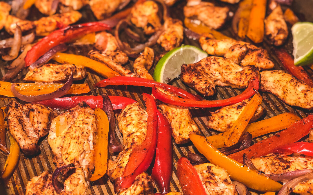Sheet Pan Chicken Fajitas | The Dinner Darling